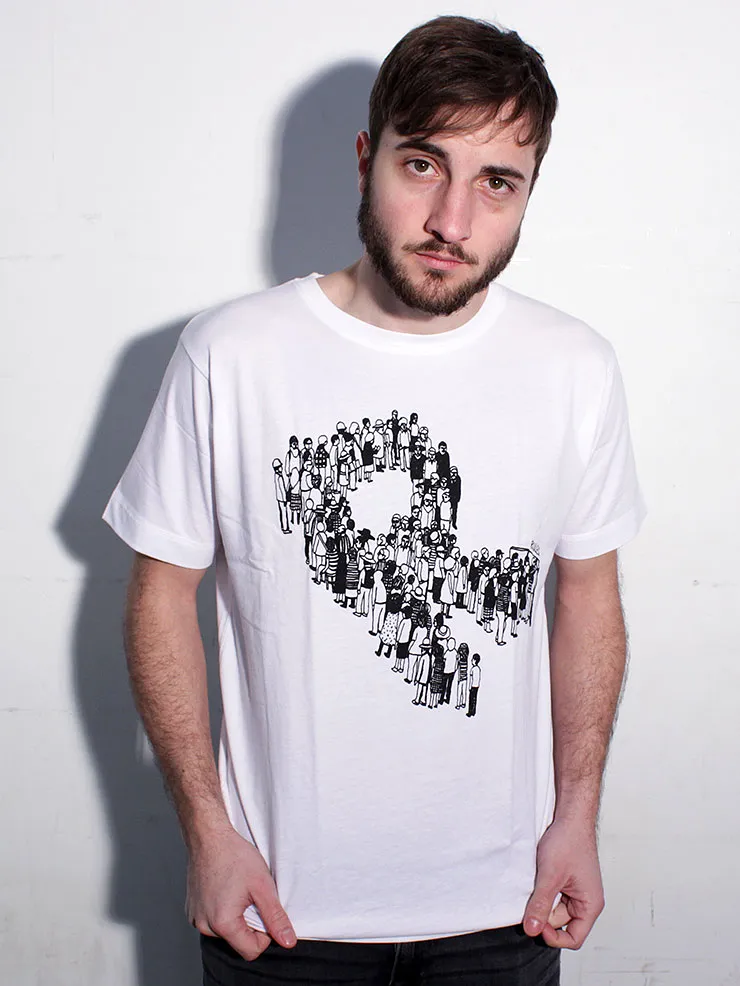 Whitest Boy Alive Rules T-Shirt Black on White | krasserstoff.com