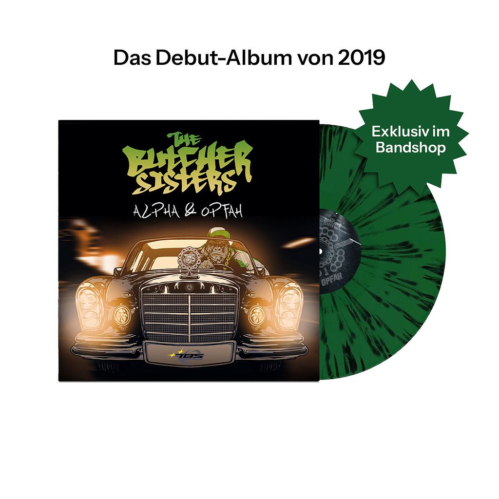 The Butcher Sisters Alpha & Opfah 12" Vinyl Green Splatter ...