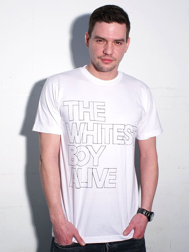 Whitest Boy Alive TWBA T-Shirt Black on White | krasserstoff.com