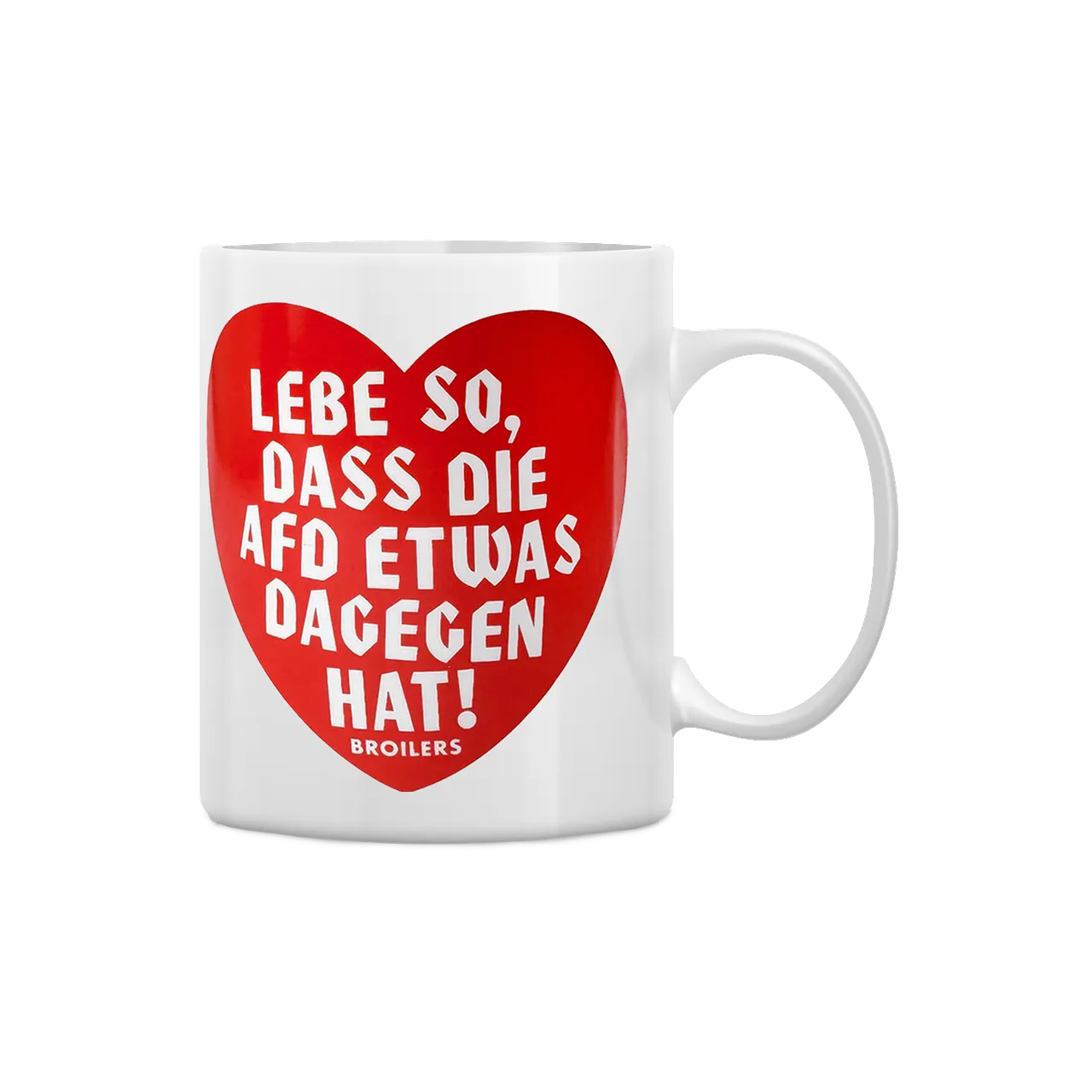 Tasse - Lebe So - Weiß | Broilers | Offizieller Shop
