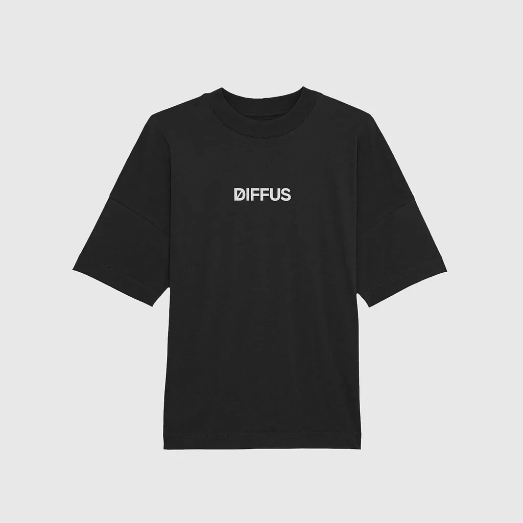 DIFFUS | T-Shirt - Logo Stick - Schwarz | krasserstoff.com