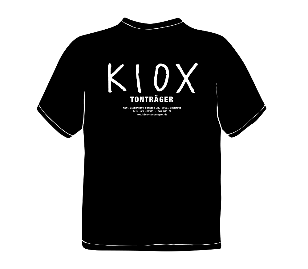 Kummer KIOX Tonträger T-Shirt schwarz | KIOX | Offizieller Shop