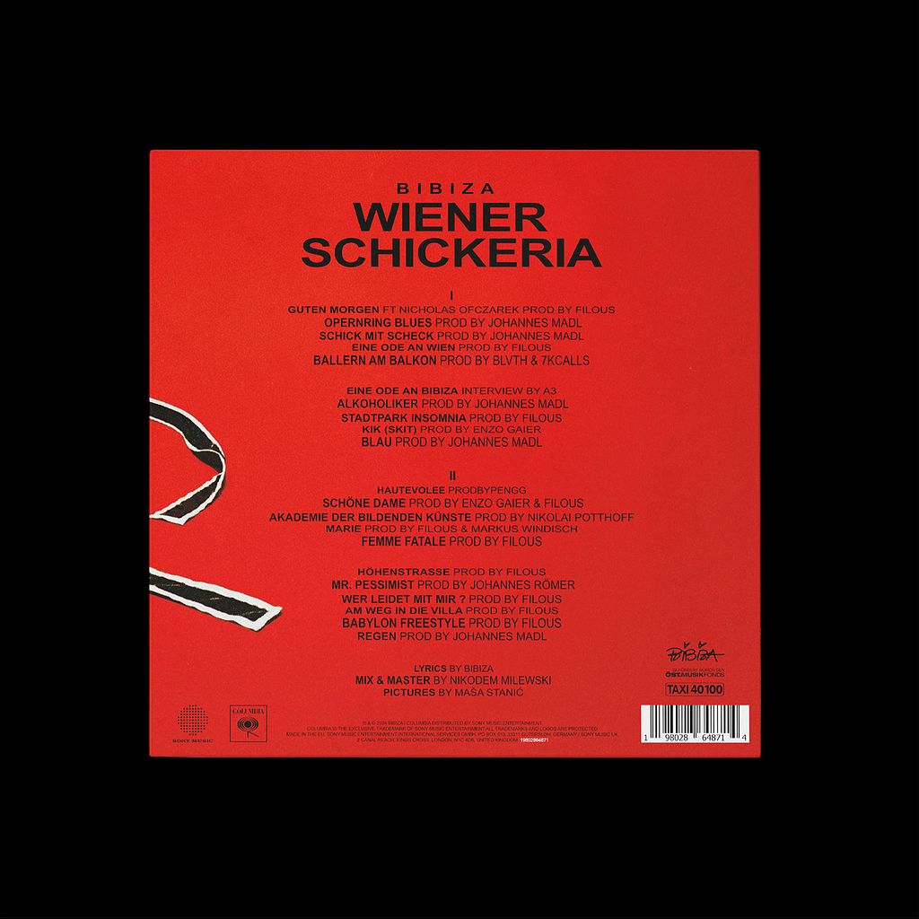 Bibiza Wiener Schickeria 2LP Vinyl Rot | krasserstoff.com